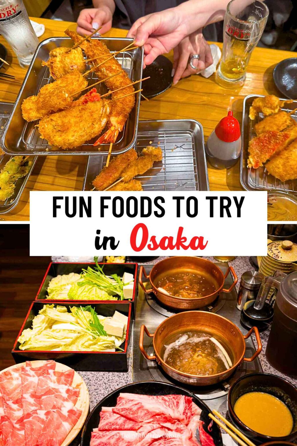 Fun Eats To Try In Osaka (Beyond Okonomiyaki & Takoyaki) - Delightful ...